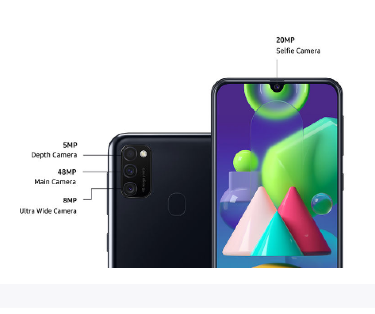 Galaxy M21 Dual SIM Black 4GB RAM 64GB 4G LTE International Version